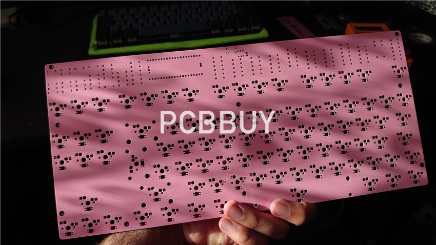 Sakura Pink Keyboard PCB- PCBBUY.COM