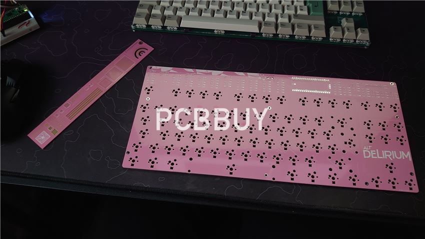 Sakura Pink Keyboard PCB- PCBBUY.COM